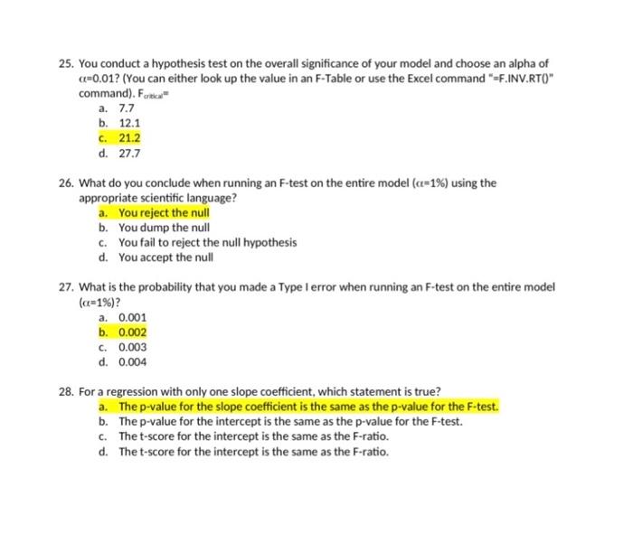 Solved Review Questions: Regression Before you answer the | Chegg.com