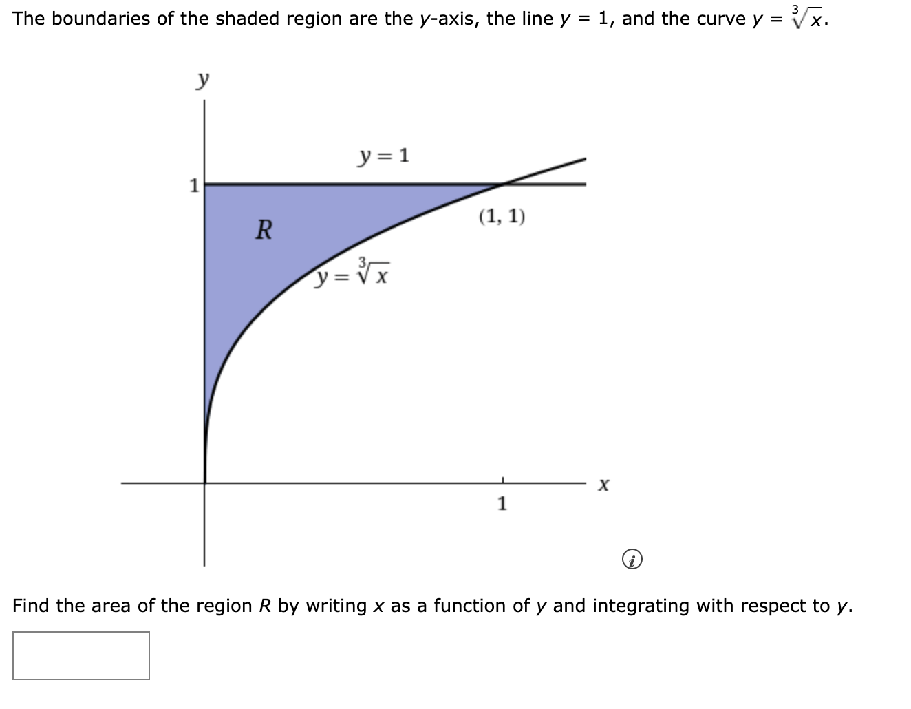 Solved by an EXPERT The boundaries of ﻿the shaded region are the y-axis, | Chegg.com