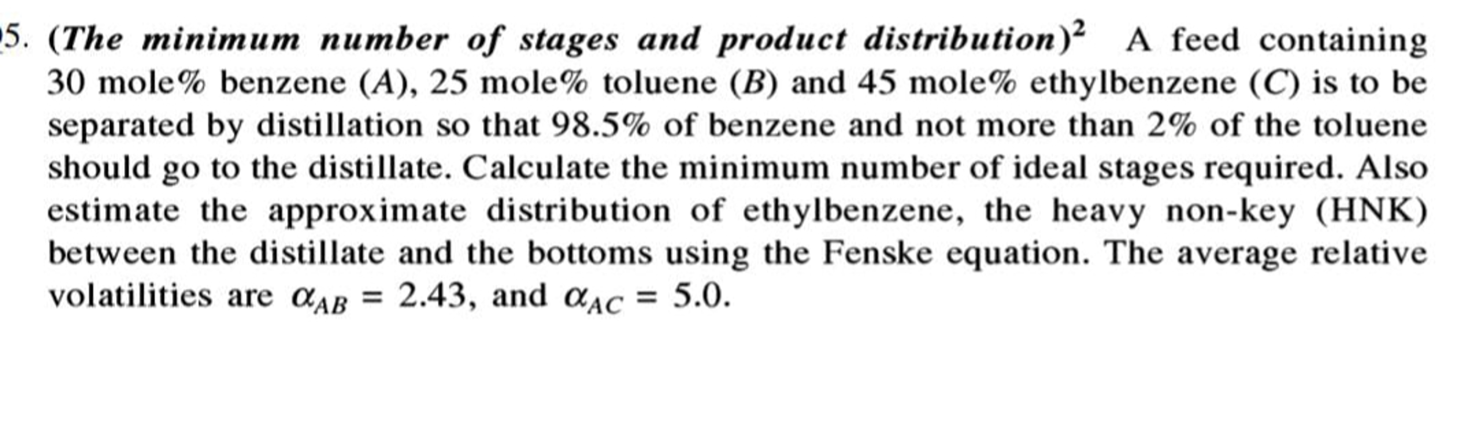 Solved (The minimum number of stages and product | Chegg.com