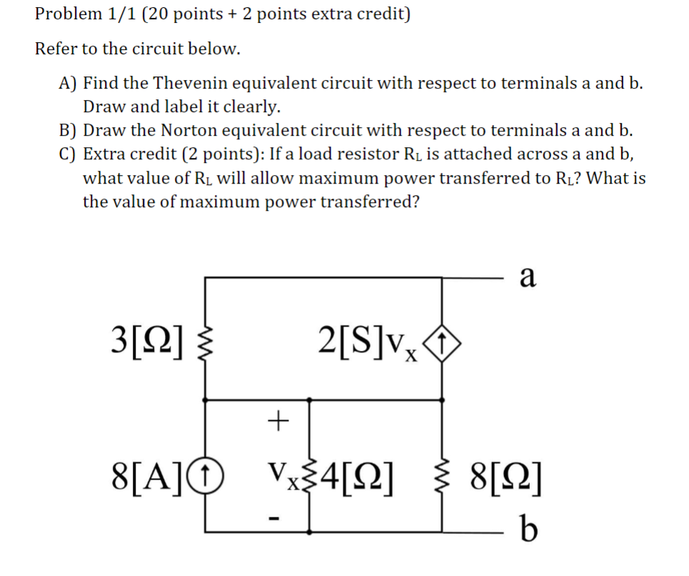 Solved Problem 11 (20 ﻿points +2 ﻿points extra credit)Refer | Chegg.com