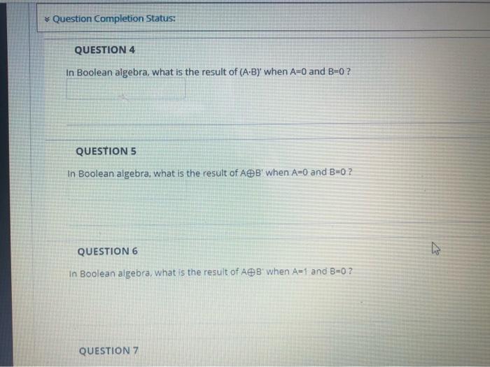 Solved QUESTION 1 Is the Boolean XOR operator commutative? | Chegg.com