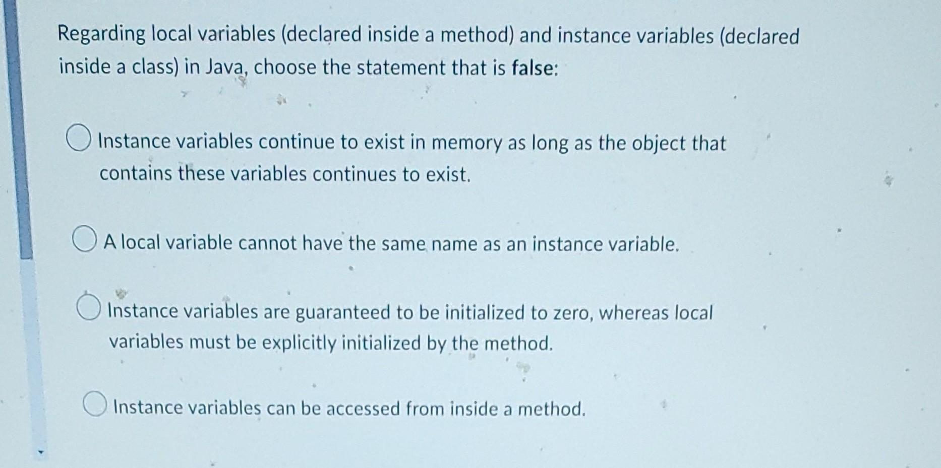 Solved Regarding Local Variables Declared Inside A Method 0870
