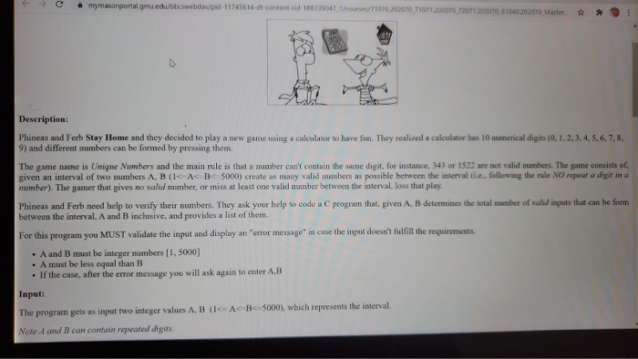 Solved с • mymasonportal.gmu.edu/bbcswebdav/pid 11745614-dt | Chegg.com