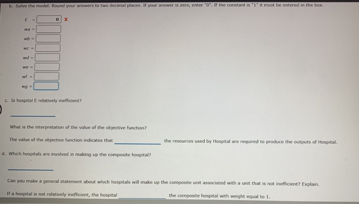 Problem 5 03 Data envelopment analysis can measure | Chegg.com