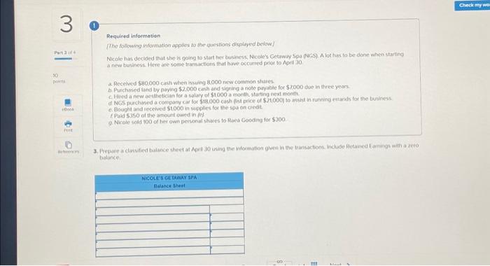 Solved 3 Part 3 of 4 10 points eBook Print References | Chegg.com