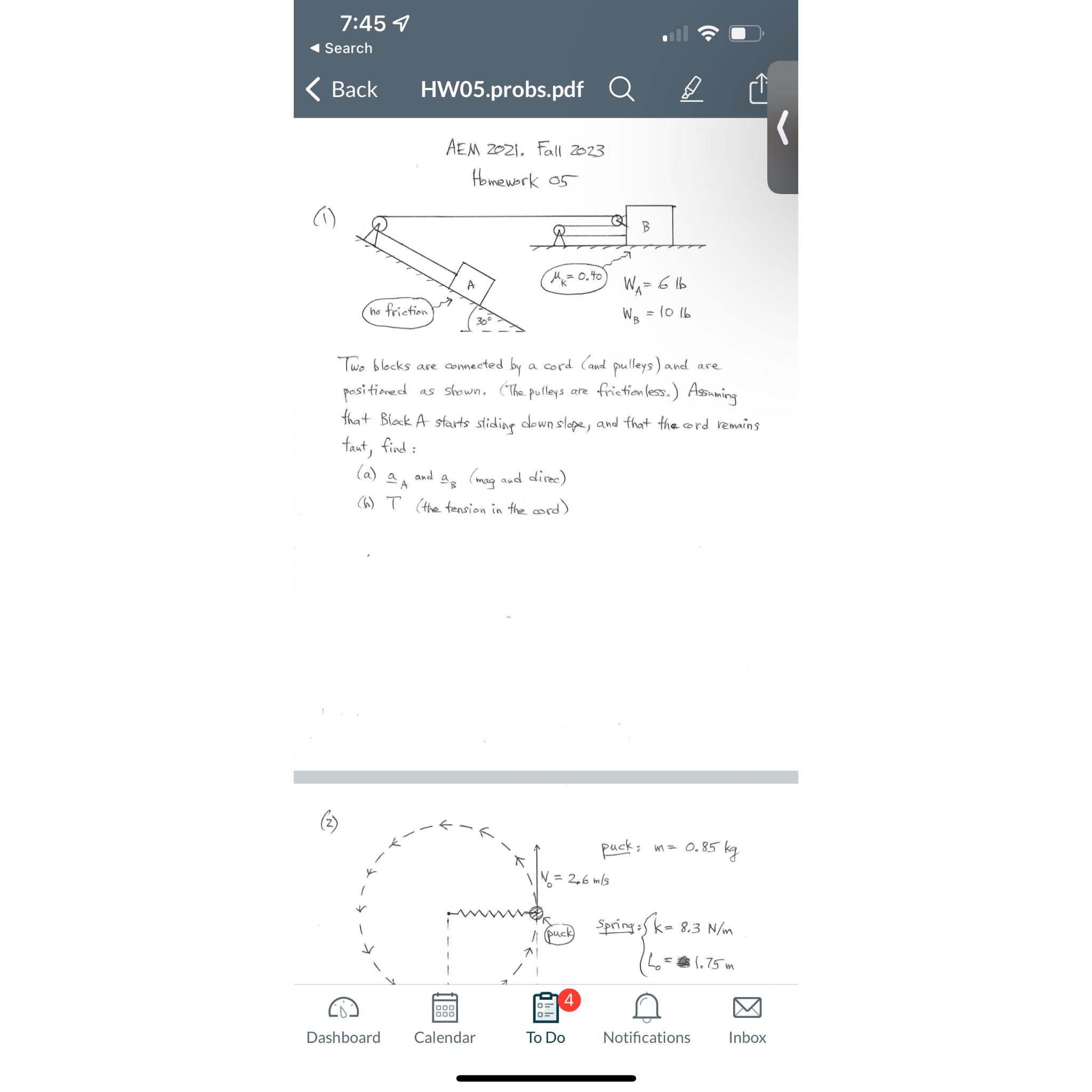 Solved Plugs are connected by a cord and pulleys and are | Chegg.com