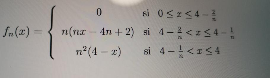 Solved Let be the sequence of functions {fn} defined by fn: | Chegg.com
