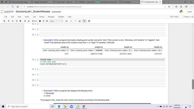 Solved Can't reach this page Jupyter Notebook Home Page - | Chegg.com