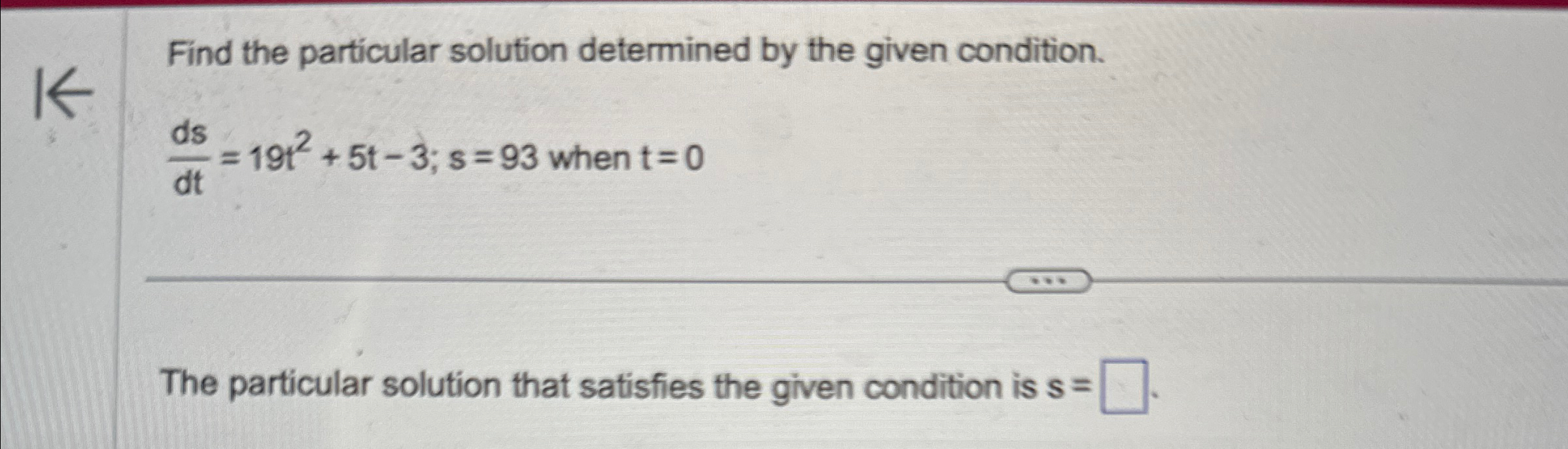 Solved Find the particular solution determined by the given | Chegg.com