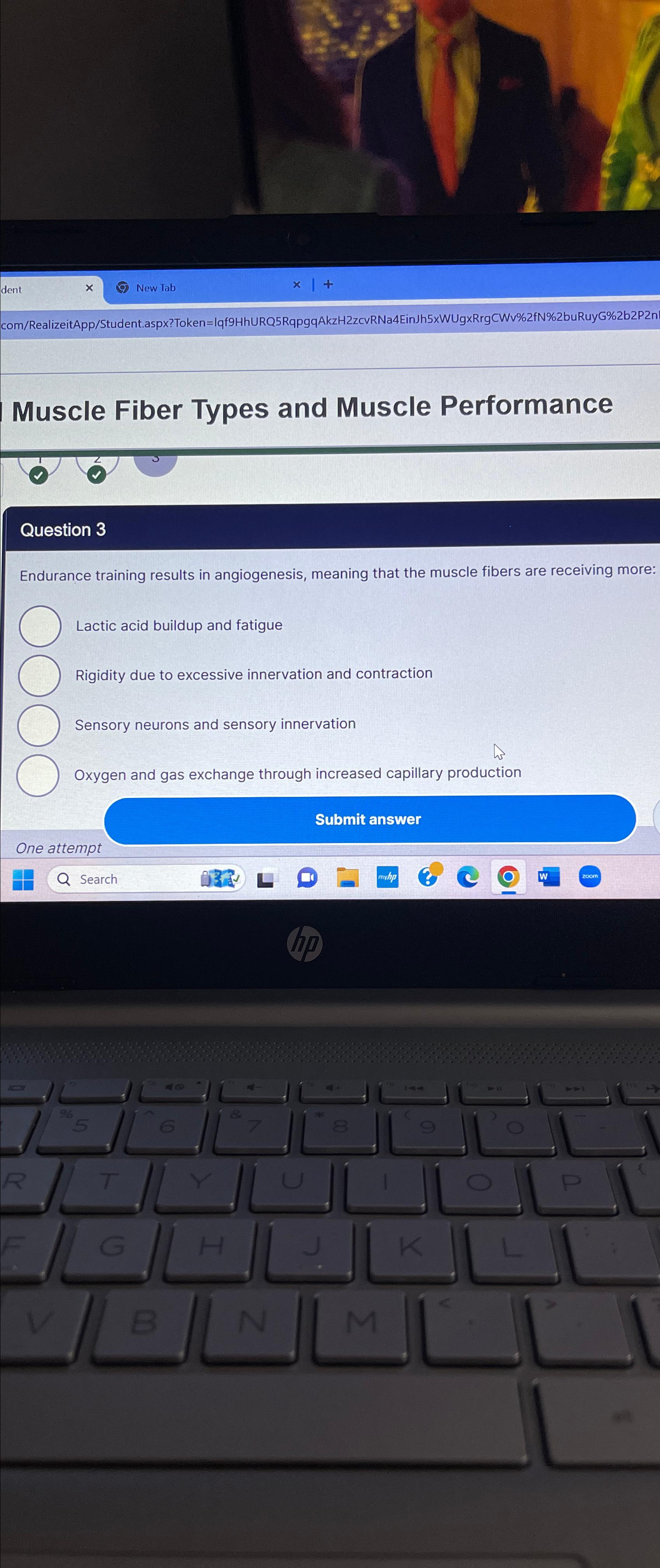 Solved Muscle Fiber Types and Muscle PerformanceQuestion | Chegg.com