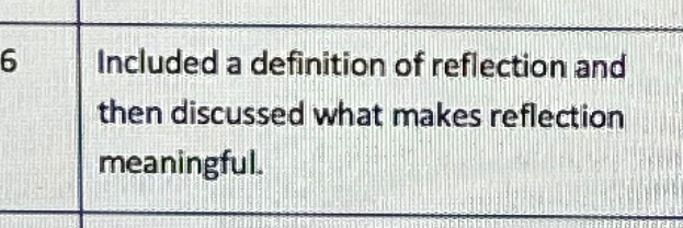 Solved 6Included a definition of reflection and then | Chegg.com