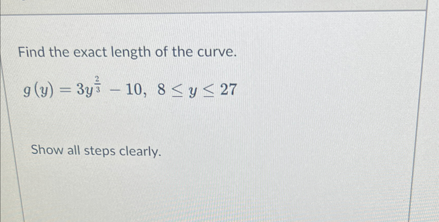 Solved ....Find the exact length of the | Chegg.com