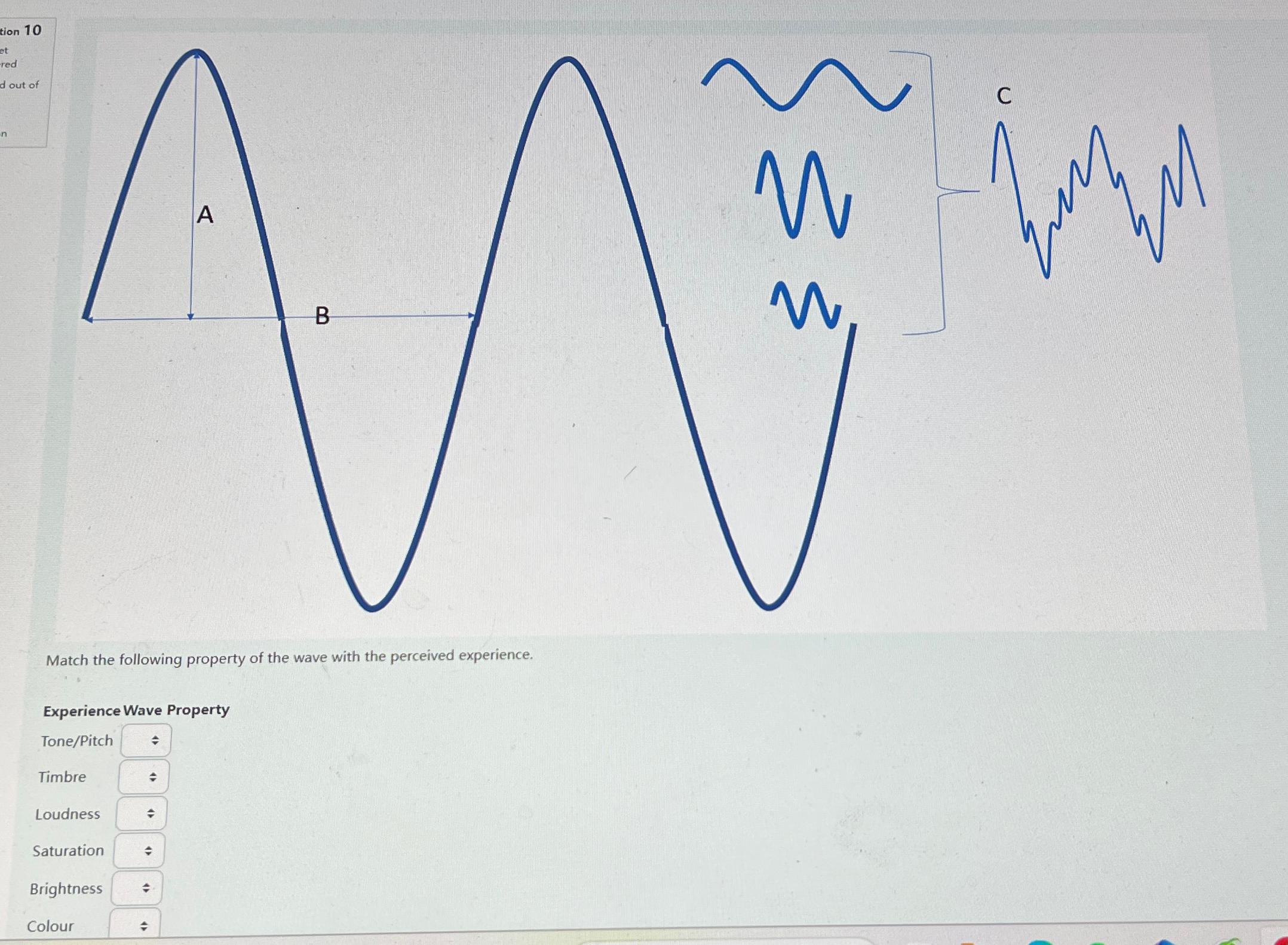Match the following property of wave with the | Chegg.com