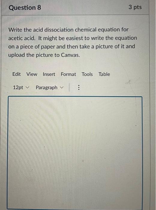 Solved Write the acid dissociation chemical equation for | Chegg.com Solved Write the acid dissociation chemical equation for | Chegg.com