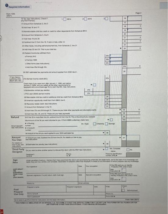 Required Information Comprehenslve Problem 4-56 (LO | Chegg.com