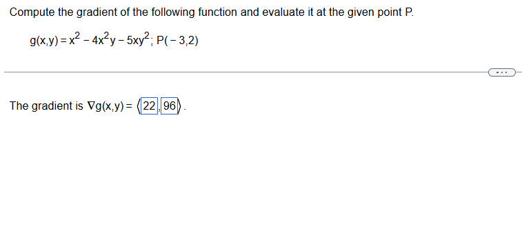 Solved Compute the gradient of the following function and | Chegg.com
