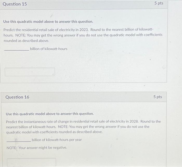 Solved Electricity Consumption The table below gives the | Chegg.com