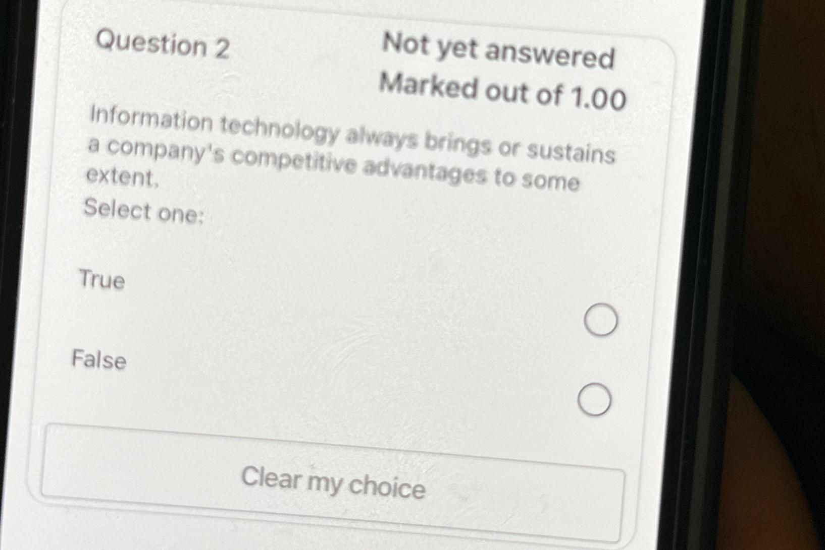 Solved Question 2Not yet answered Marked out of | Chegg.com