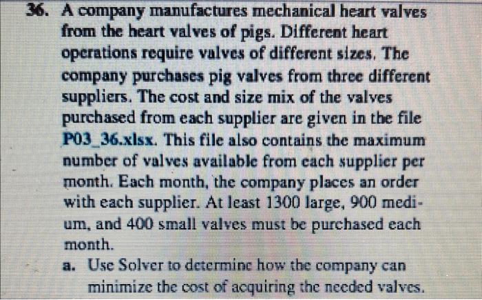 Please create a single Excel file with cach problem | Chegg.com