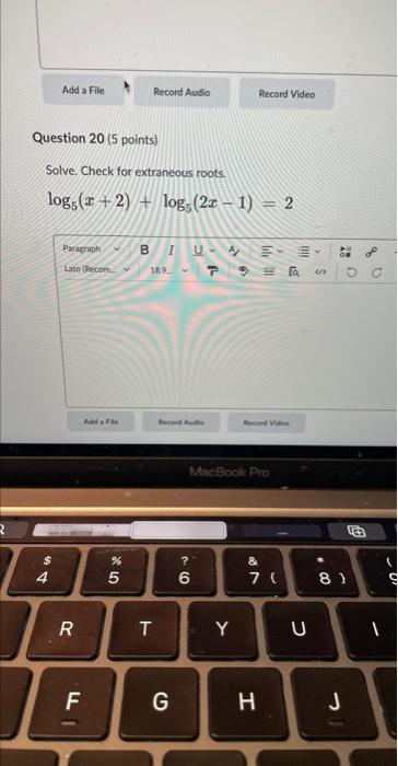 Solved Solve. Check for extraneous roots. | Chegg.com