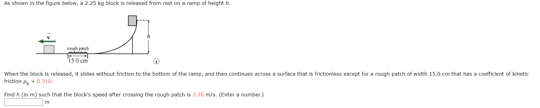 Solved As shown in the figure below, a 2.25 ﻿kg block is | Chegg.com