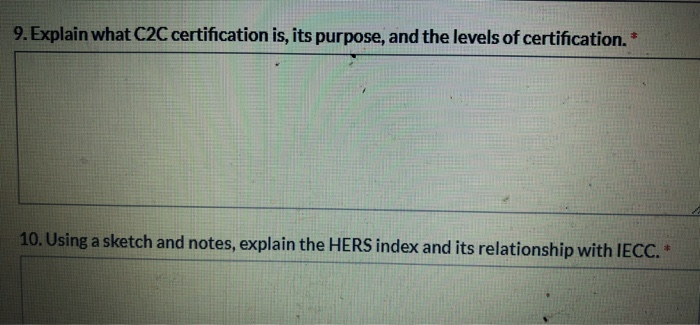 Solved 9. Explain what C2C certification is, its purpose, | Chegg.com