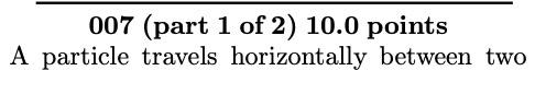 Solved 007 (part 1 of 2) 10.0 points A particle travels | Chegg.com