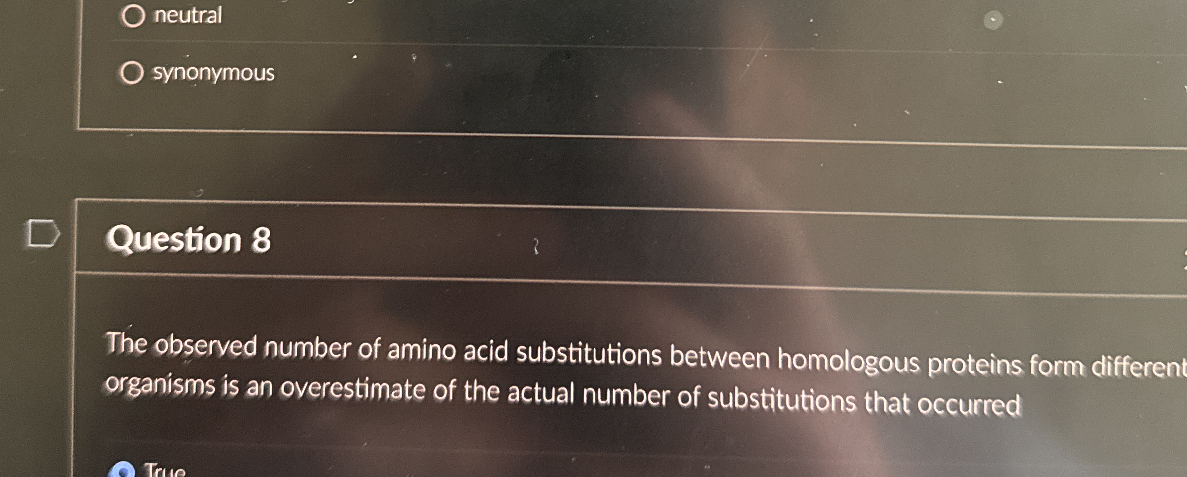 Solved neutralsynonymousQuestion 8The observed number of | Chegg.com