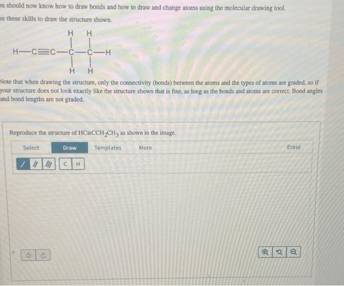 Solved should now know how to draw bonds and how to draw and | Chegg.com
