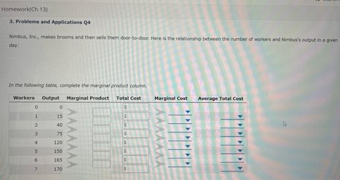 Solved 3. Problems and Applications Q4 Nimbus, Inc., makes | Chegg.com