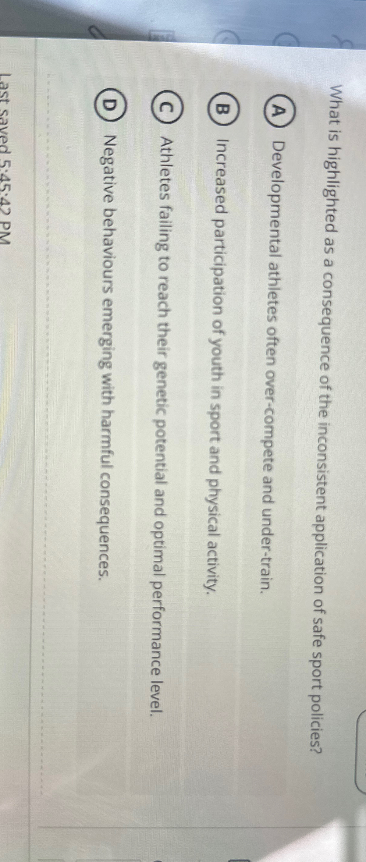 Solved What is highlighted as a consequence of the | Chegg.com