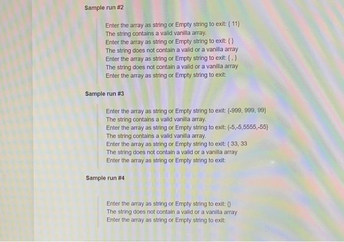 Solved Question 3: (35 points) An array is calied vanilla if | Chegg.com