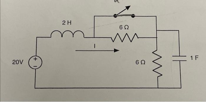 Solved the switch in the circuit shown below has been open | Chegg.com