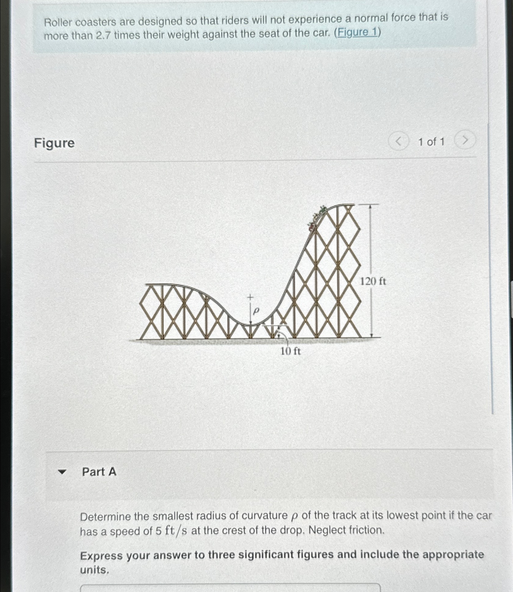 Solved Roller coasters are designed so that riders will not | Chegg.com