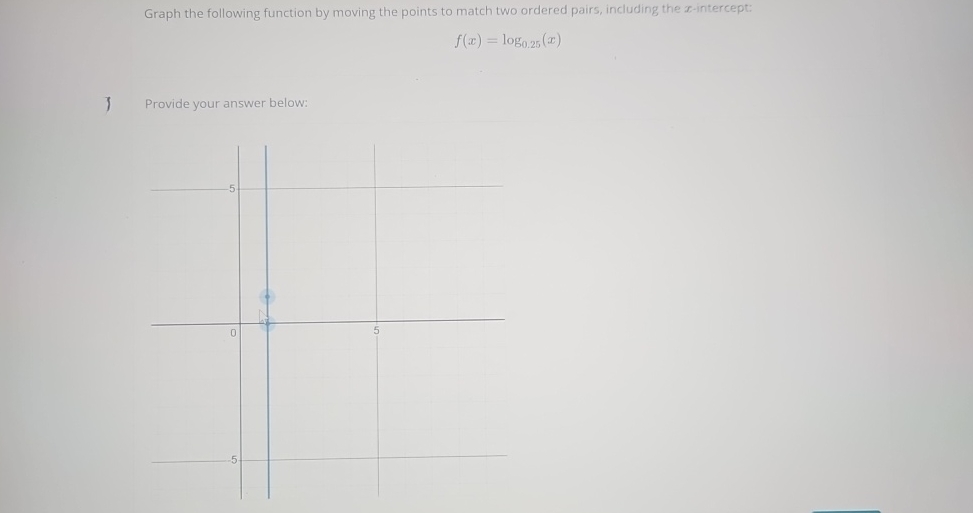 Solved Graph the following function by moving the points to | Chegg.com