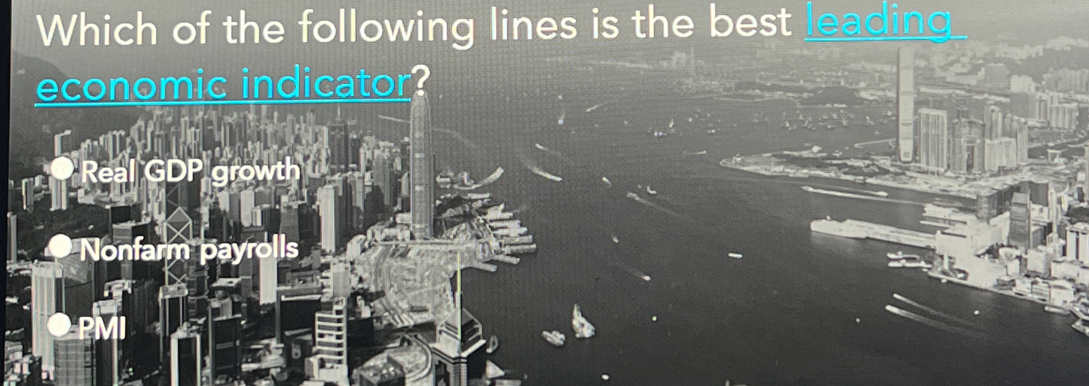 Solved Which of the following lines is the best economic | Chegg.com