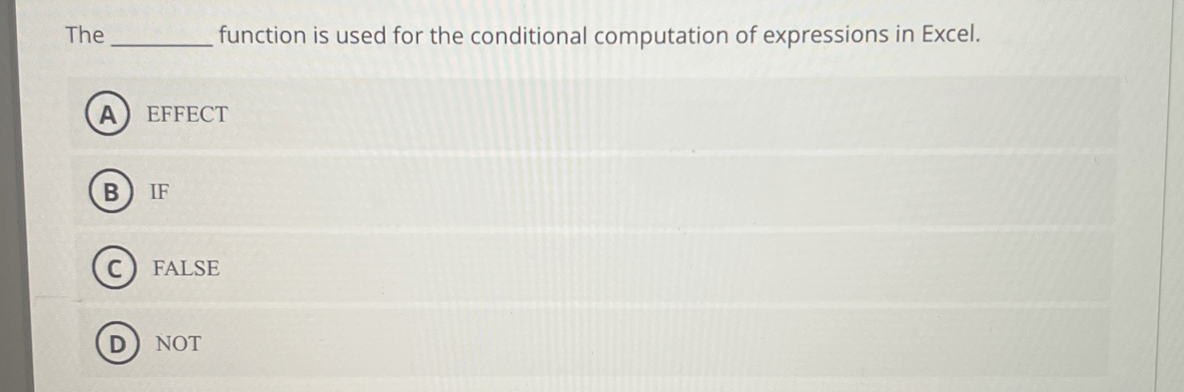 Solved The q, ﻿function is used for the conditional | Chegg.com