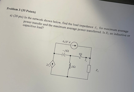 Solved Problem 3 (35 ﻿Points)a) ( 20 ﻿pts) ﻿In the network | Chegg.com