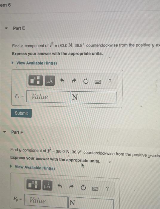 Solved Find x-component of v=(8.5 m/s,30∘ clockwise from the | Chegg.com