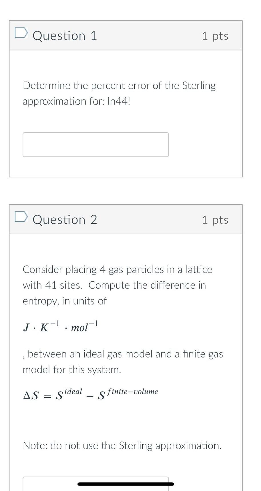 Solved Determine the percent error of the Sterling | Chegg.com