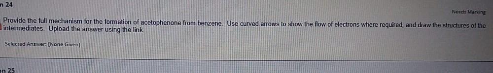 Solved Provide the full mechanism for the formation of | Chegg.com