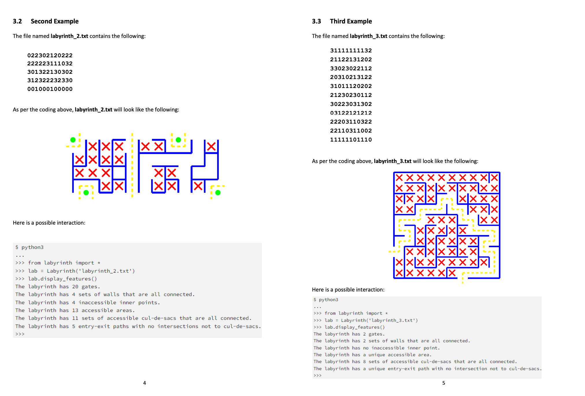 Solved your code output for all inputs for example | Chegg.com