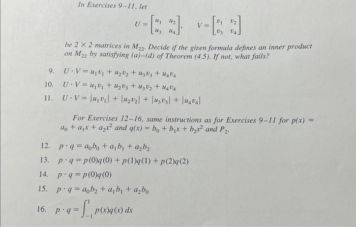 Solved Exercise 16, please!I think the answr is that the | Chegg.com