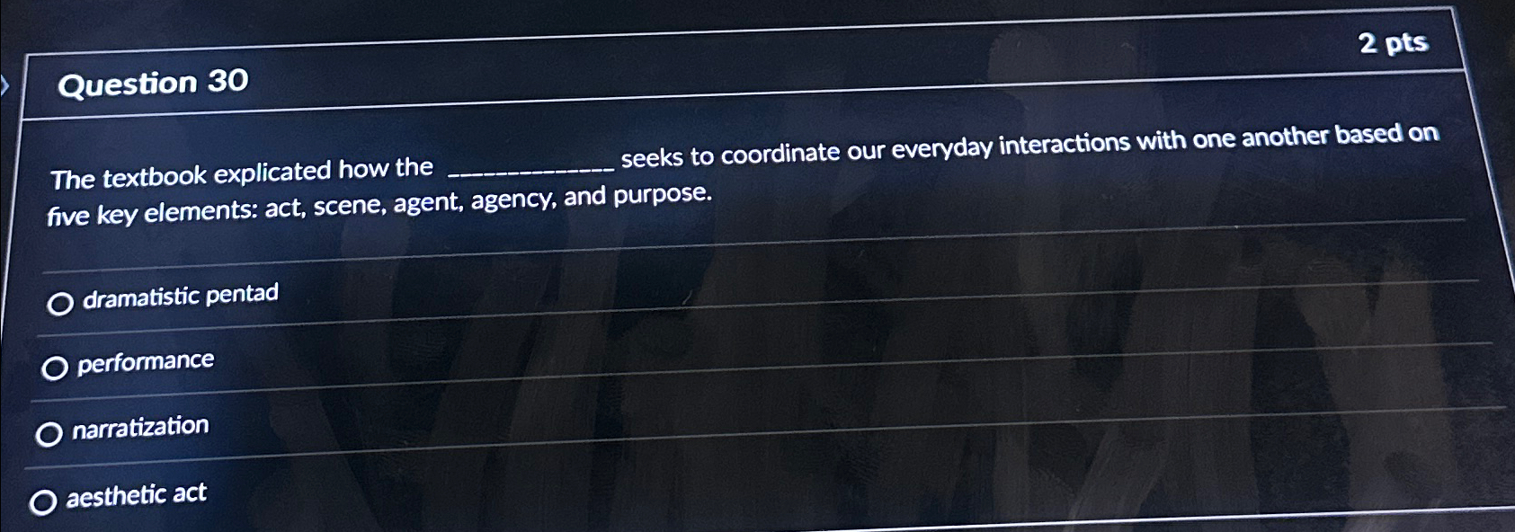 Solved Question 30The textbook explicated how the q, ﻿seeks | Chegg.com