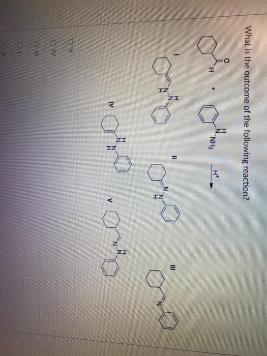 Solved What is the outcome of the following reaction? "NH2 | Chegg.com