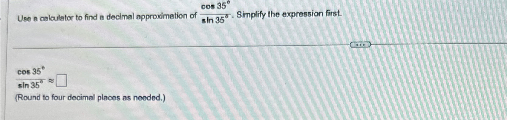 Solved Use a calculator to find a decimal approximation of | Chegg.com