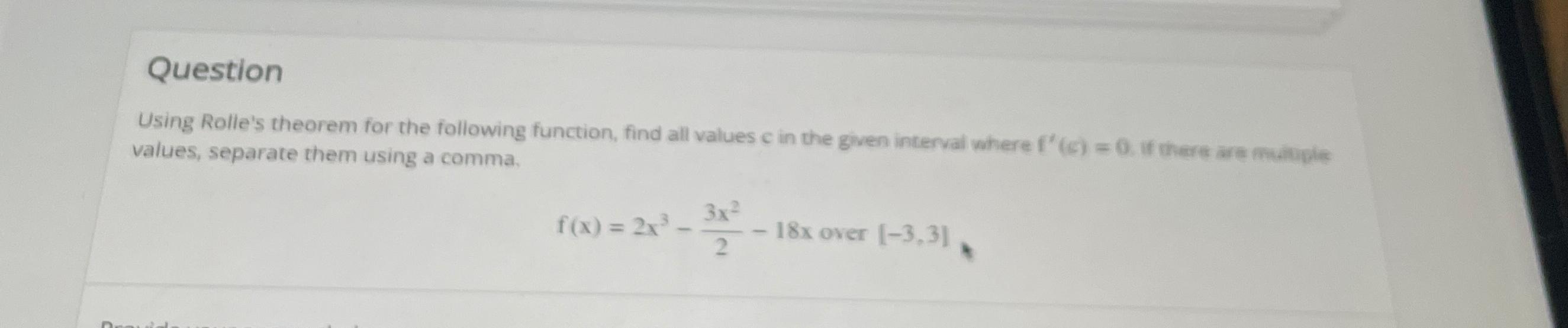 Solved Question values, separate them using a | Chegg.com