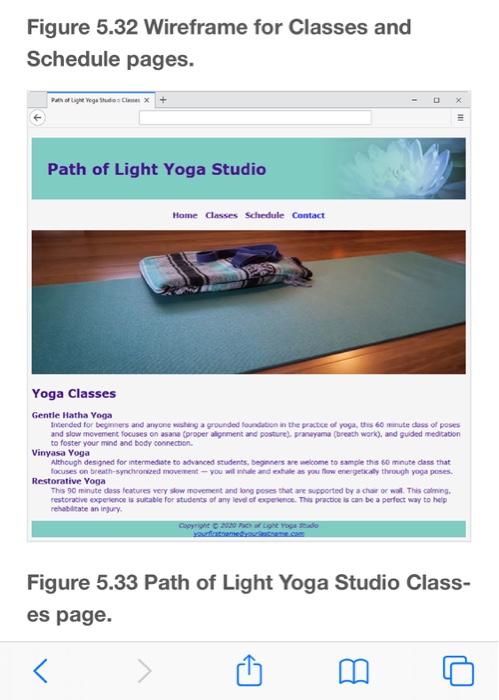 Solved i need help for the path of light yoga studio for | Chegg.com