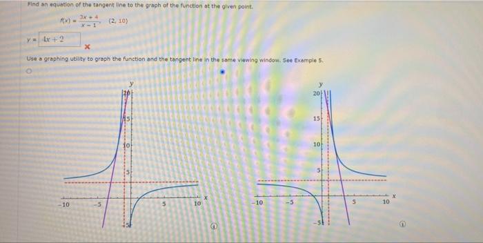 Solved Find an equation of the tangent line to the graph of | Chegg.com