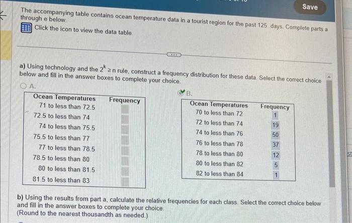 Solved b) Using the results from part a, calculate the | Chegg.com